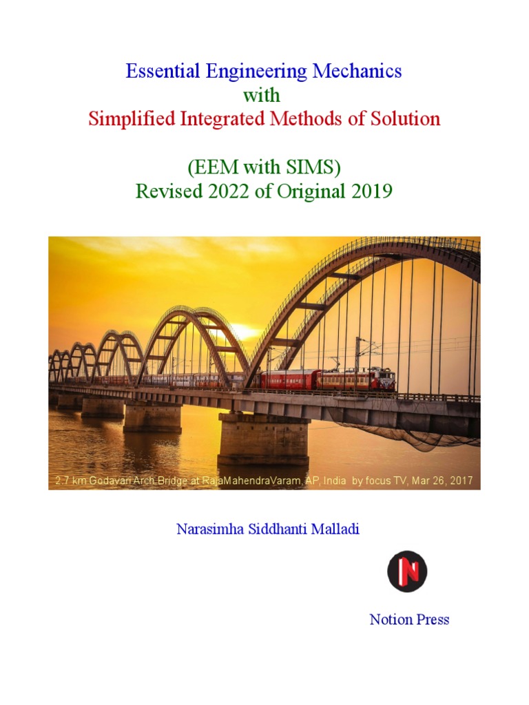 Essential Engineering Mechanics by Dr. Malladi Revised 2023 | PDF ...