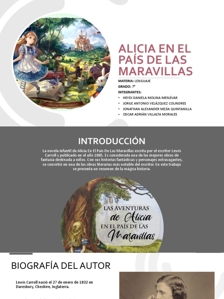 Alicia en El País de Las Maravillas-Completo | PDF | Las aventuras de ...