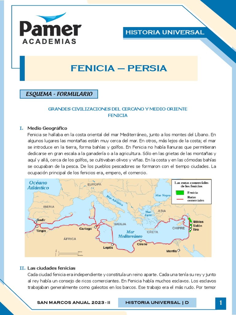 C - SMA - D - HU - Fenicia Persia | PDF | Historia