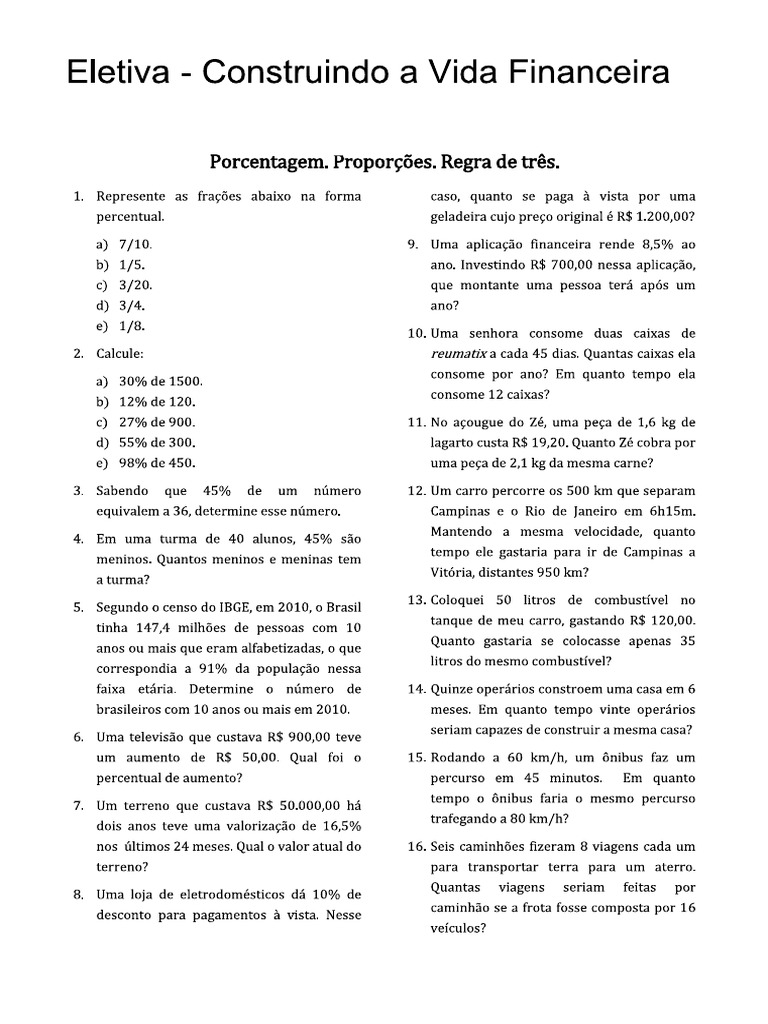 Atividade Eletiva | PDF
