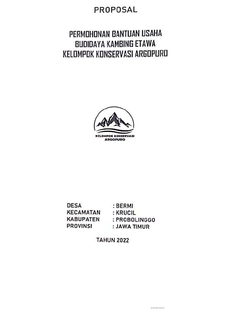 Proposal Bermi PDF | PDF