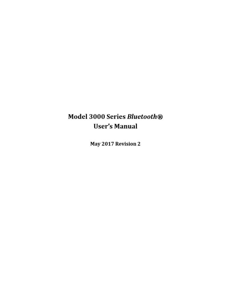 M3000 Series Bluetooth Manual PDF | PDF | Ios | Bluetooth