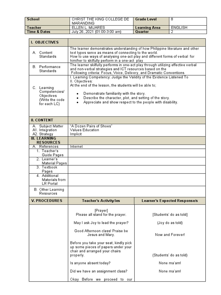Analyzing Characterization, Plot Elements, and Themes in Luis P ...