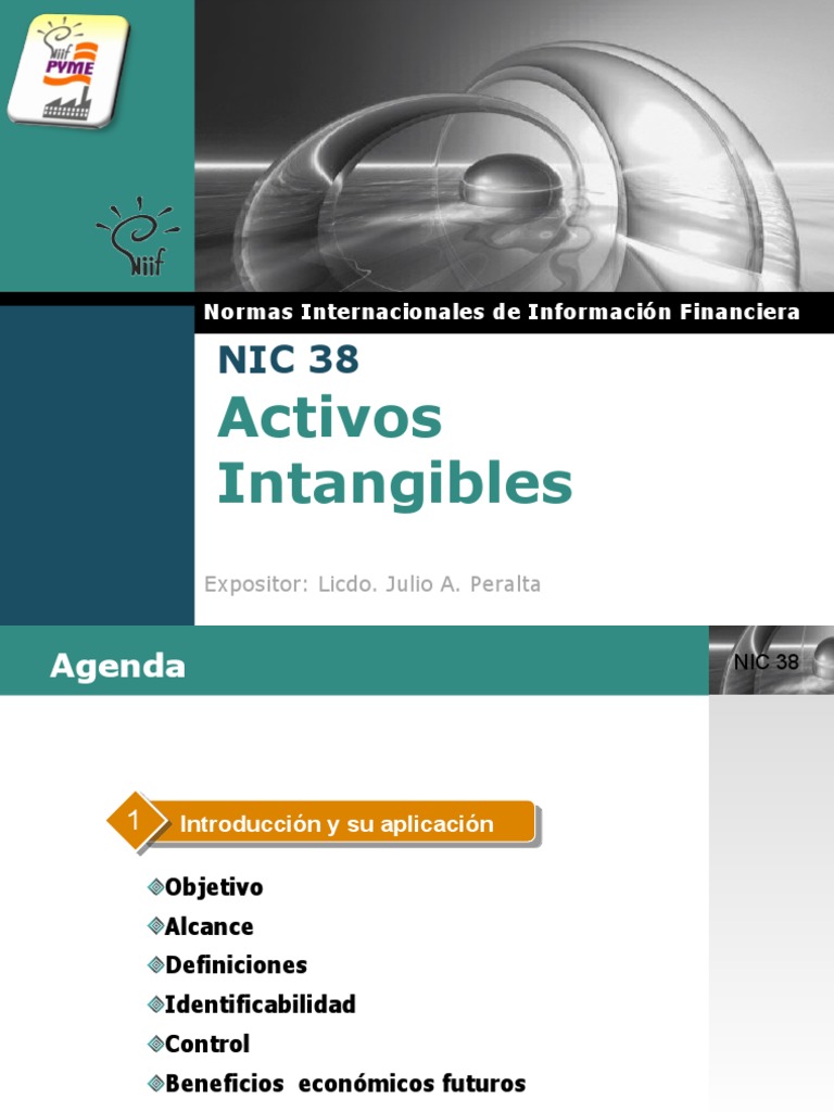 NIC 38. Activos Intangibles | PDF | Activo intangible | normas internacionales de INFORMACION ...
