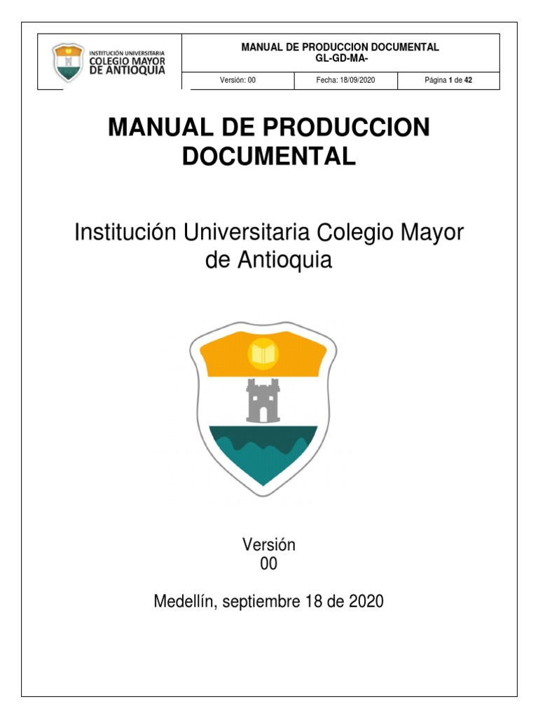 MANUAL-PRODUCCION-DOCUMENTAL-2020 | PDF | Gestión de registros