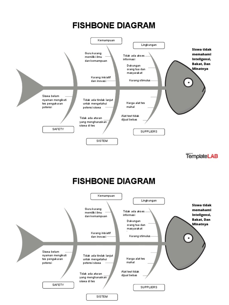 Fishbone Diagram Template 01 | PDF