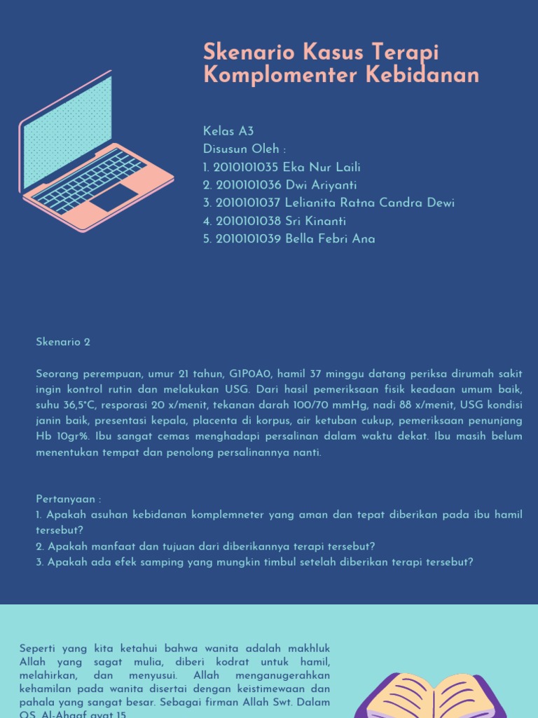 KEL.3-SKENARIO 2 KASUS TERAPI KOMPLOMENTER KEBIDANAN - Compressed PDF | PDF | Pengembangan Diri