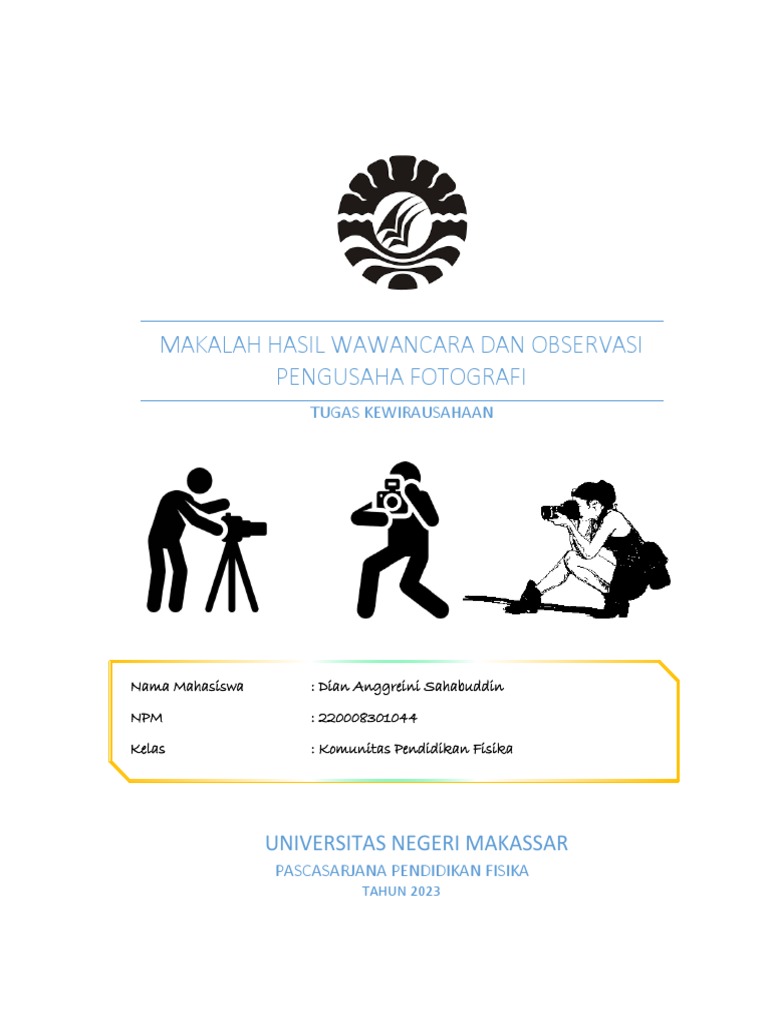 Wawancara Pengusaha Fotografi sukses | PDF | Karier & Perkembangan