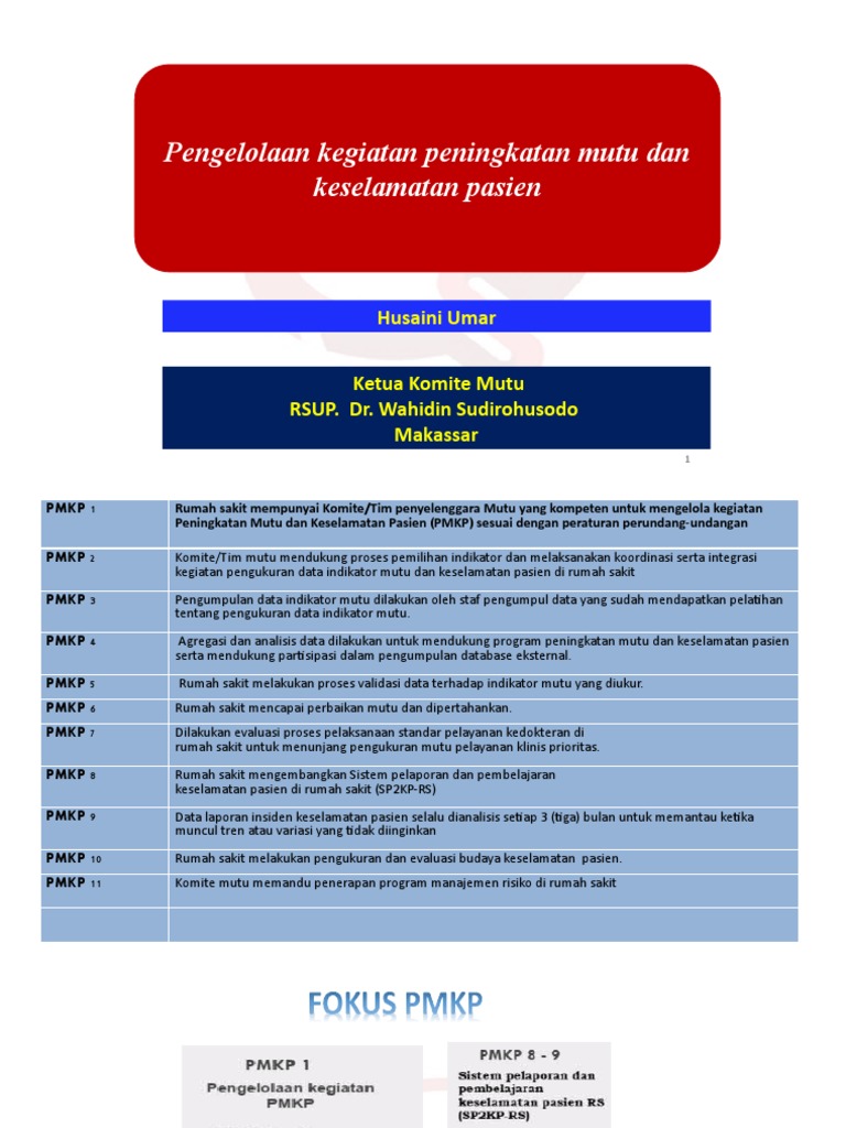 Husaini-Pengelolaan PMKP | PDF