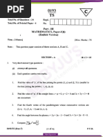 2017,2019-2023 Maths 1a TS Board Previous Papers. | PDF | Social Science | Wellness