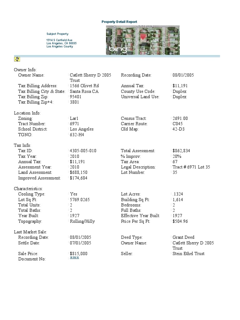 Property Detail Report | PDF