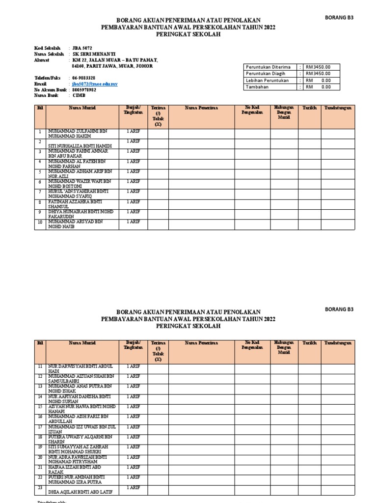 Borang B3 Pdf