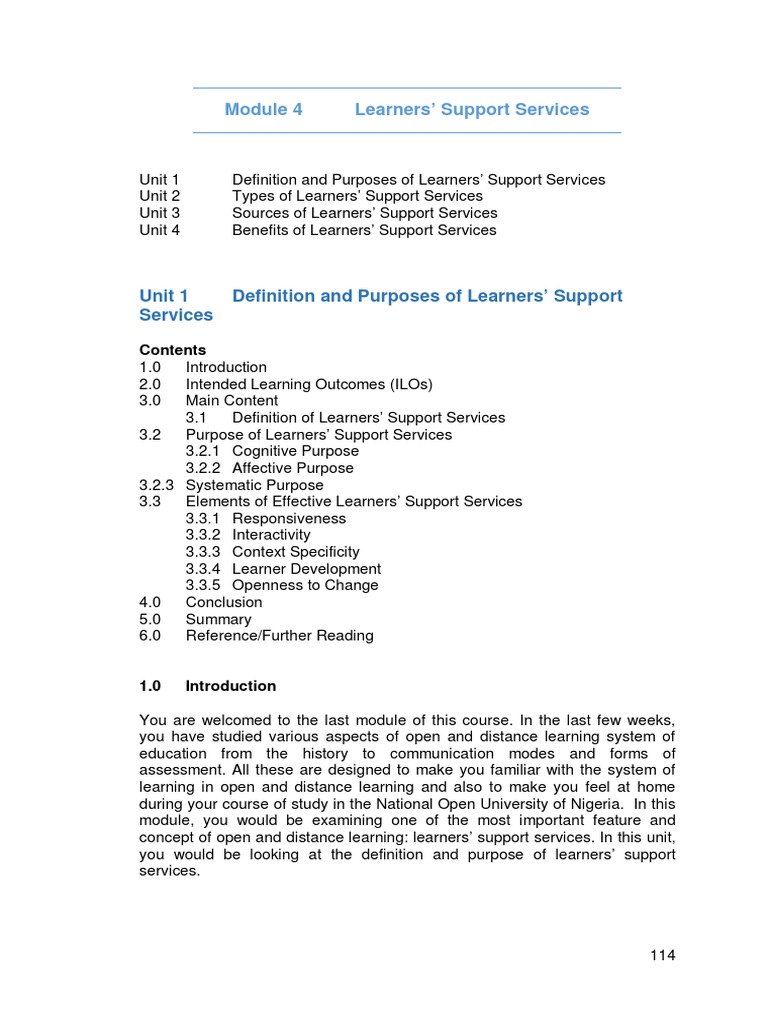 Module 4 | PDF | Distance Education | Learning