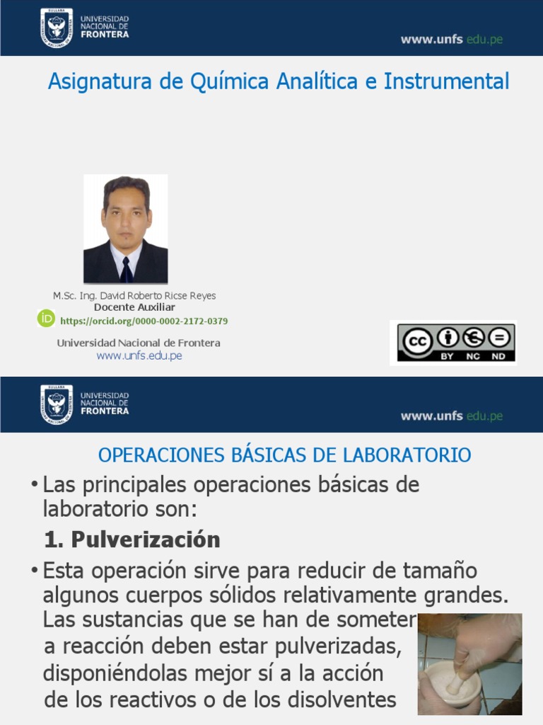 Operaciones Basicas de Laboratorio | PDF