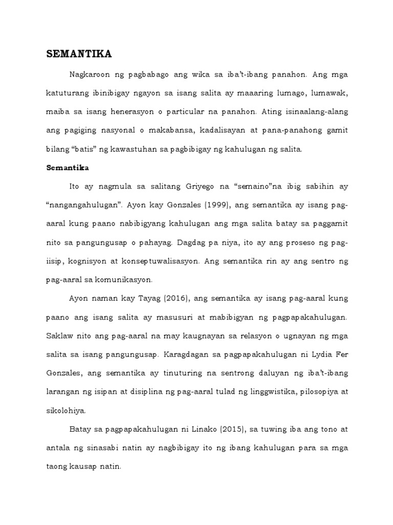 SEMANTIKA | PDF