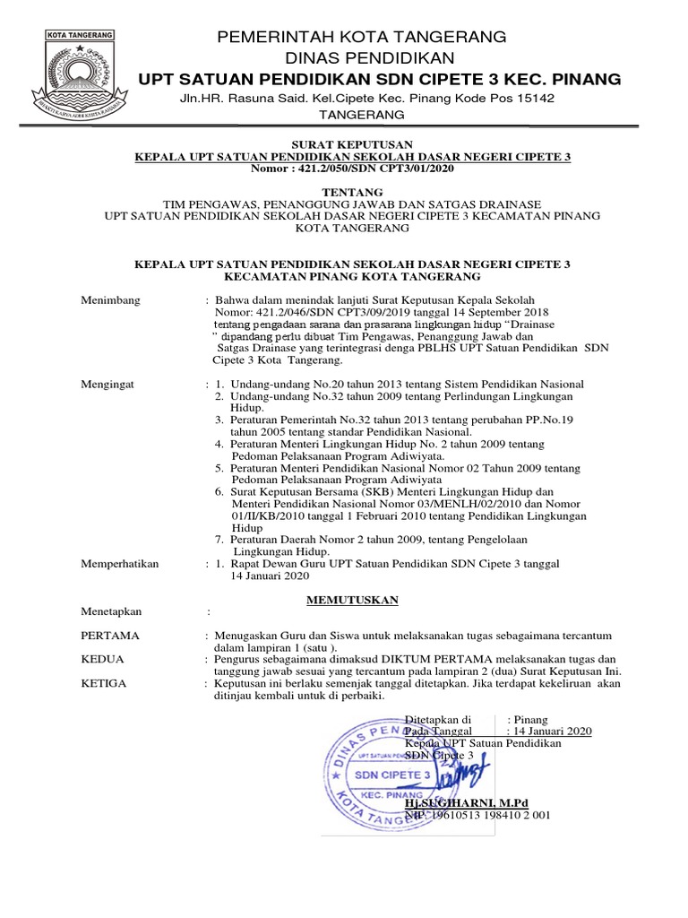 Drainase (SK 2020) | PDF