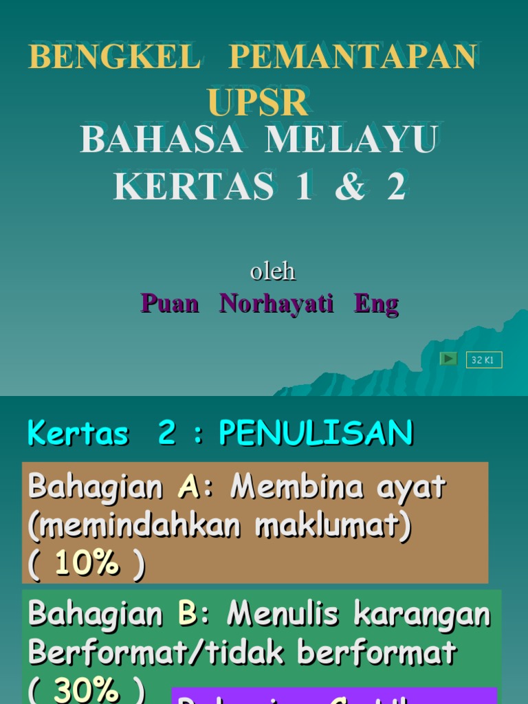 Bengkel BM Ms Leong (Sek 2010) | PDF