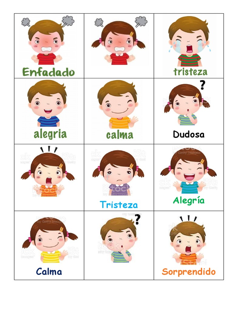 Memorama de Las Emociones | PDF