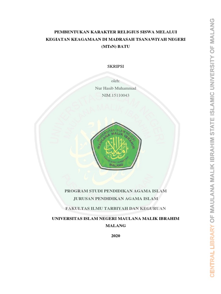 15440043-Nur Hasib Muhammad PDF | PDF