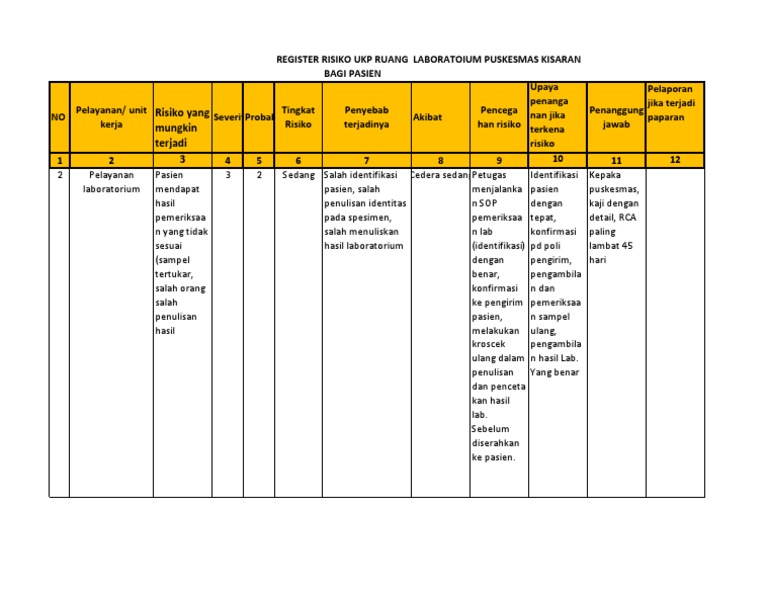 RR Labkes Bagi Pasien 2 | PDF