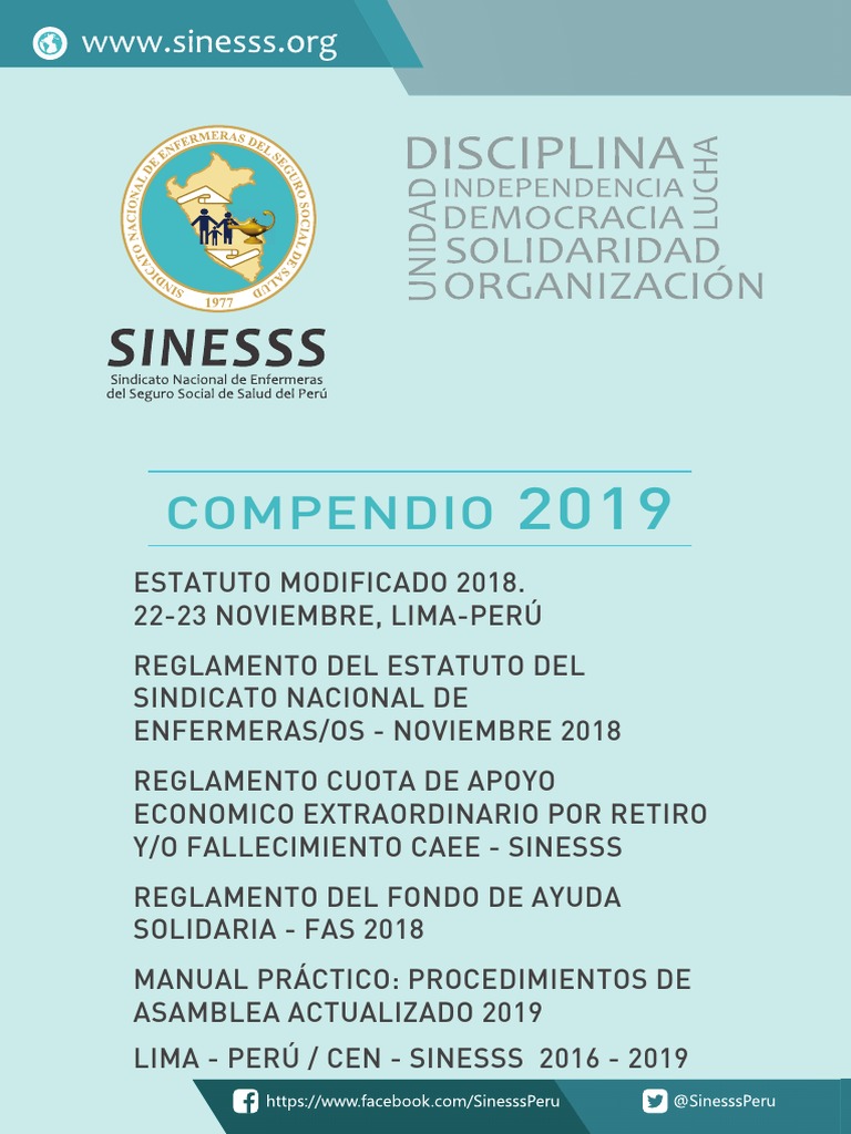 Compendio SINESSS 2019 FINAL NUEVO PDF | PDF
