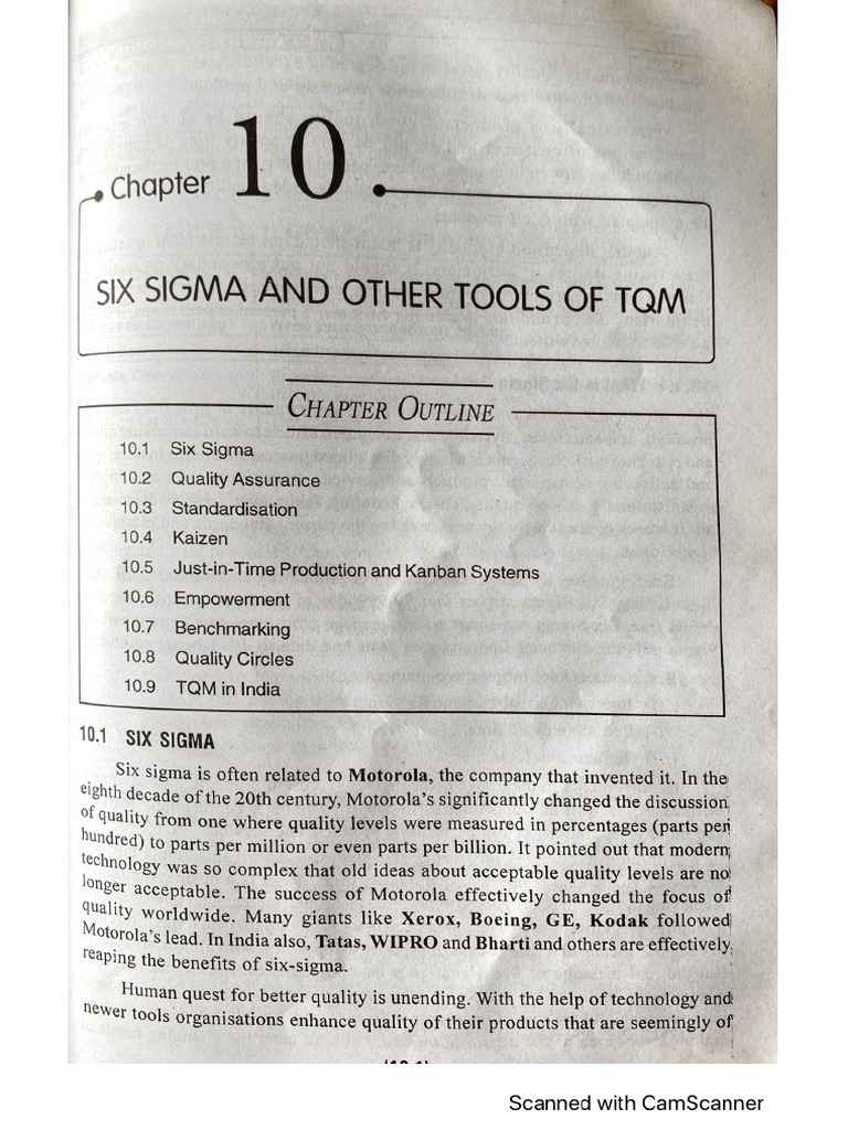 Six Sigma | PDF