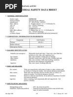 Windex MSDS | PDF | Safety | Occupational Safety And Health