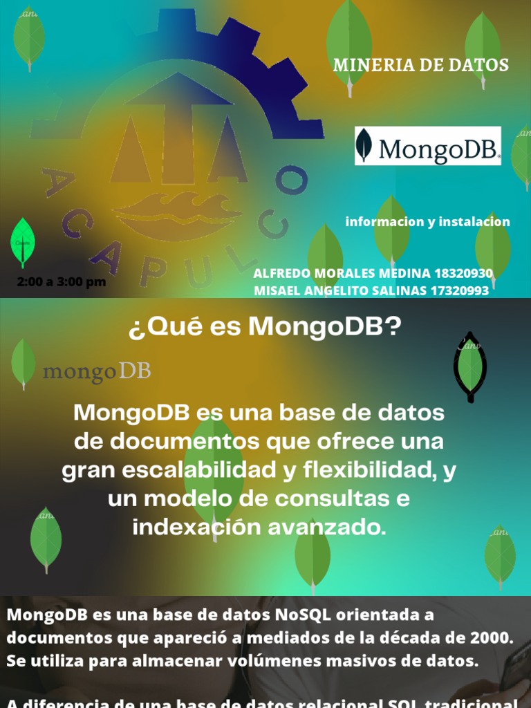Mineria de Datos Mongo | PDF