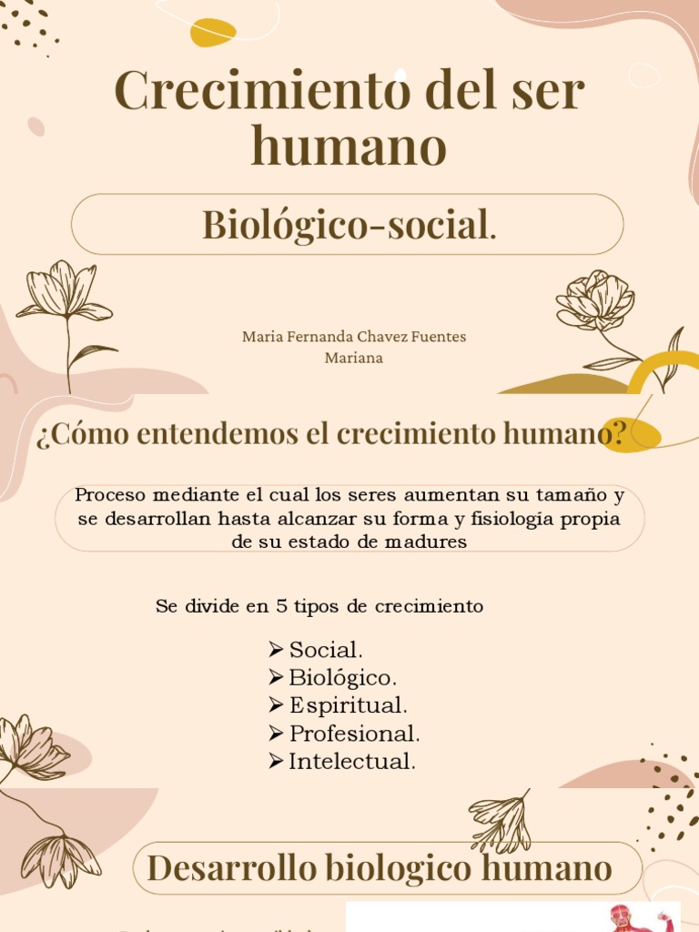 El desarrollo biológico-social del ser humano a través de las ...
