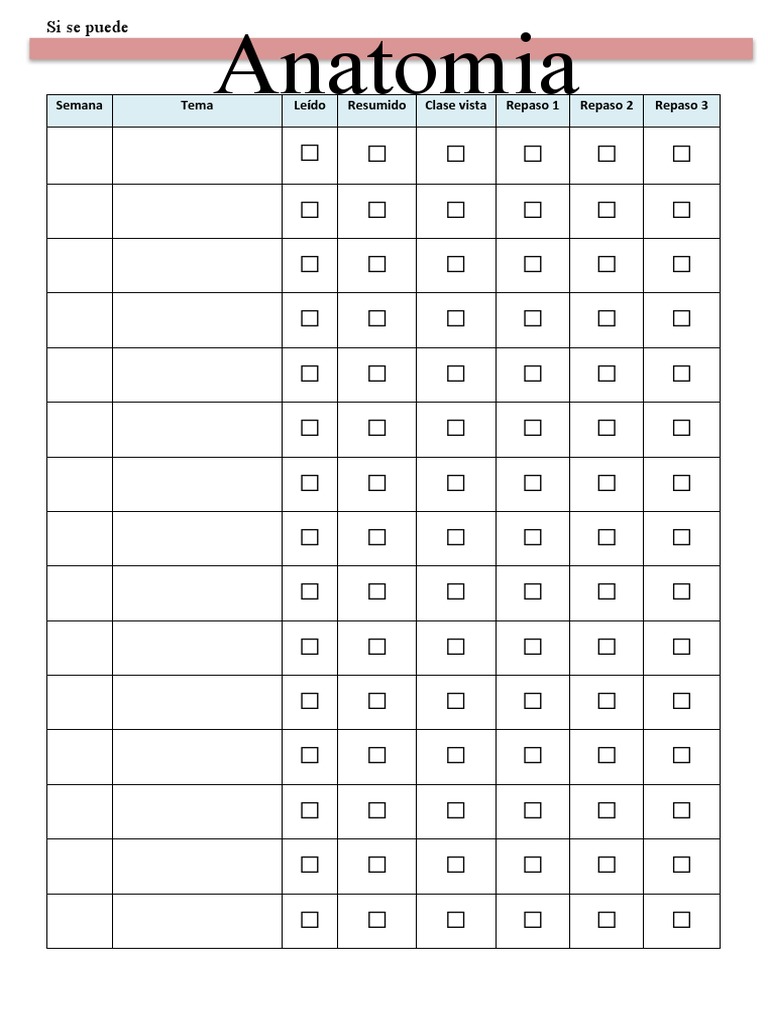 Plantilla de Temario Autodidacta | PDF