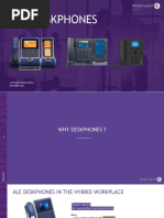 ALE DeskPhones Essential Range Datasheet en PDF | PDF | Usb | Cloud Computing