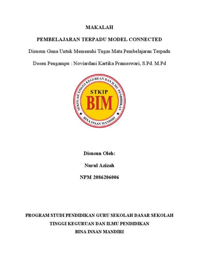 Makalah Model Connected | PDF