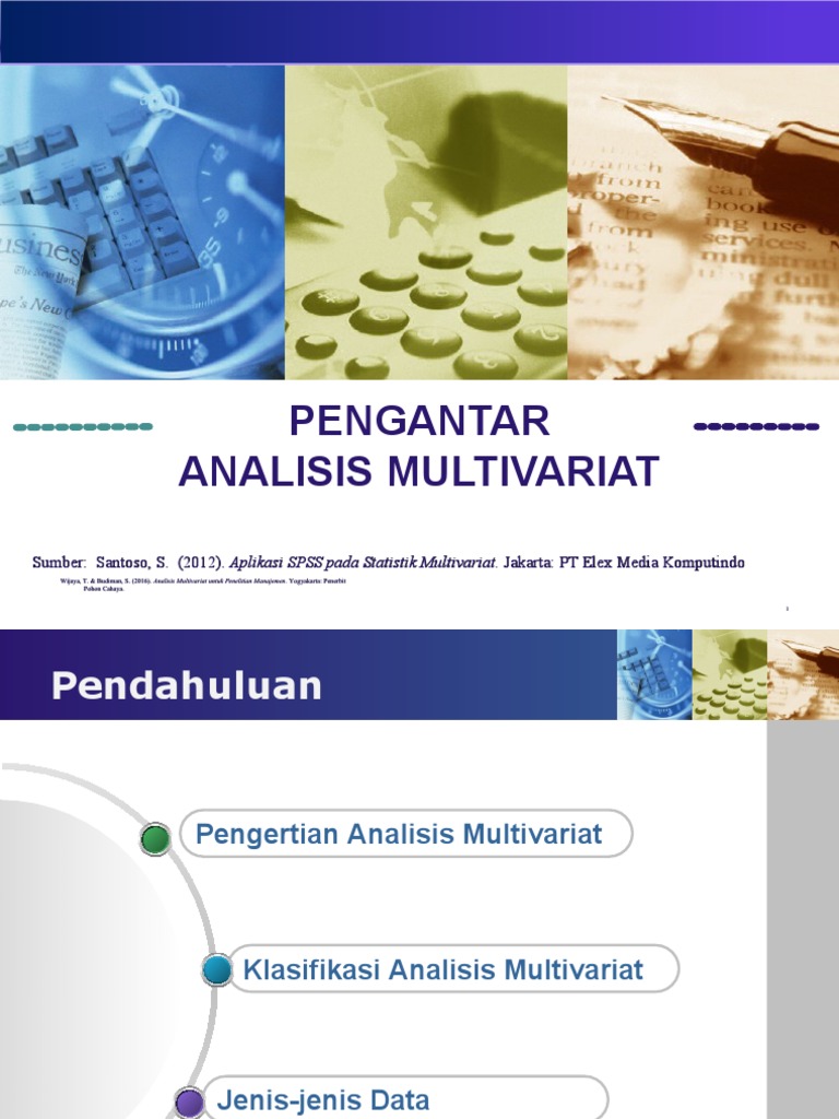 1 - Pengantar Analisis Multivariat | PDF