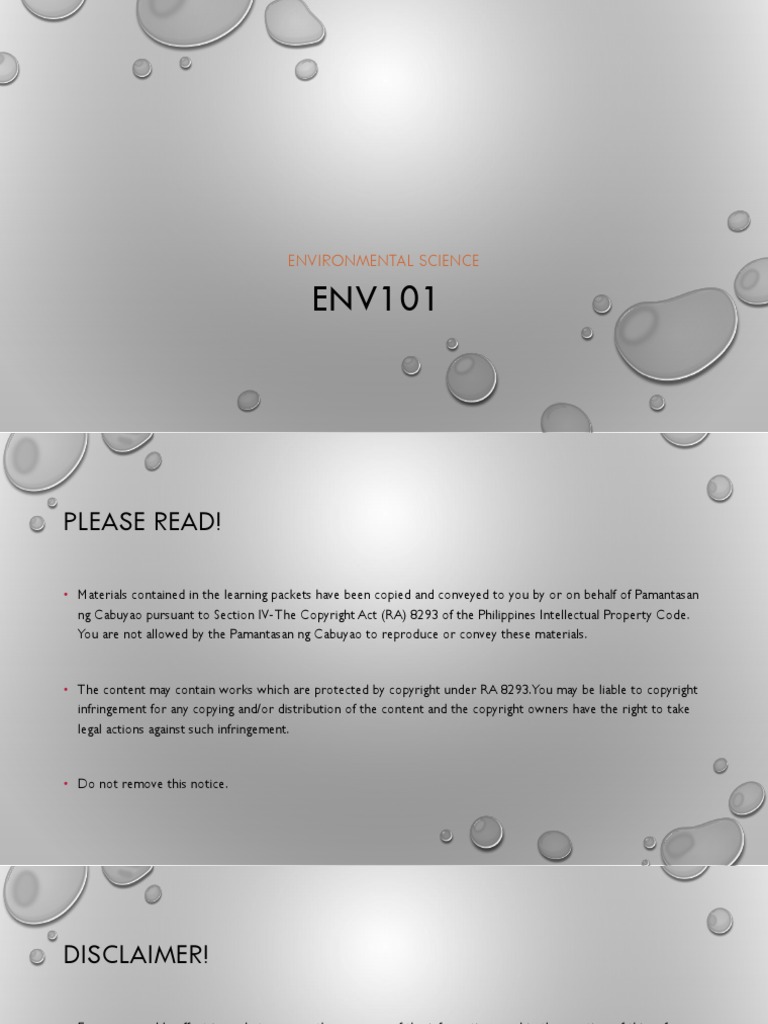 Definition and Scope of Environment Studies | PDF | Natural Environment ...