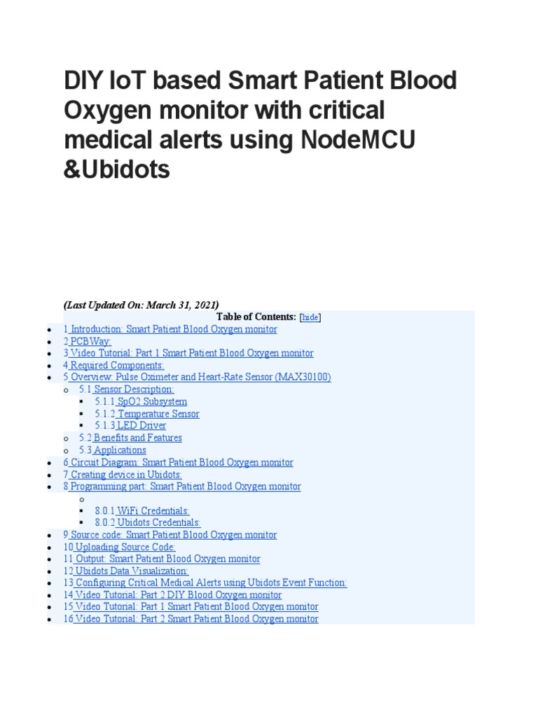 SPO2 Ubidots | PDF | Analog To Digital Converter | Printed Circuit Board