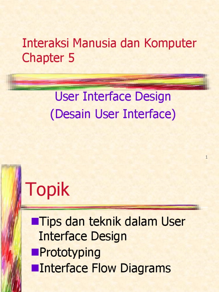 Tips Desain User Interface Efektif | PDF