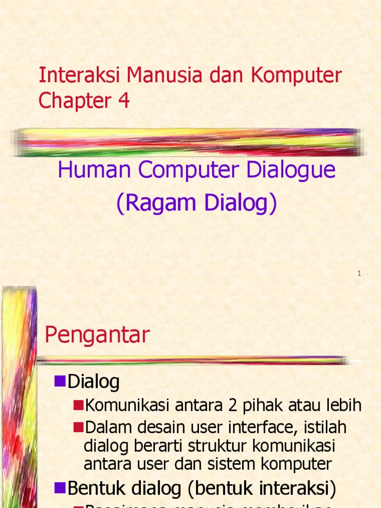 IMK (4) - Ragam Dialog | PDF
