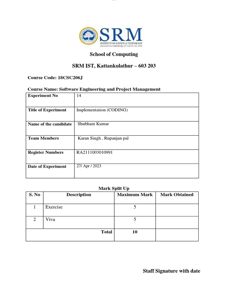 Sepm - 14 | PDF | Mobile App | Computing