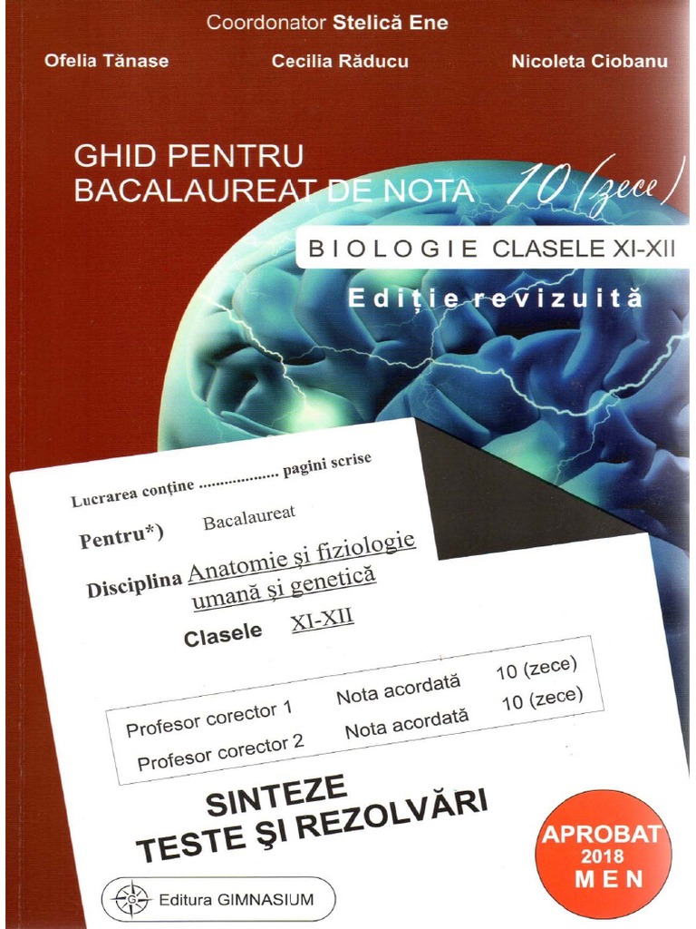 Ghid Pentru Bacalaureat de Nota 10 Xi Xii S Ene - Compress PDF | PDF Ghid Pentru Bacalaureat de Nota 10 Xi Xii S Ene - Compress PDF | PDF