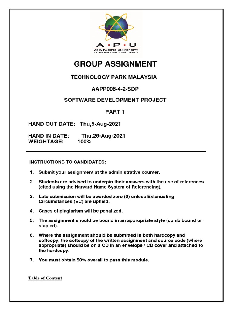 Sample Part 1 Report SDP-after-class-on-Fri-31-Mar-2023 | PDF | Educational Technology ...