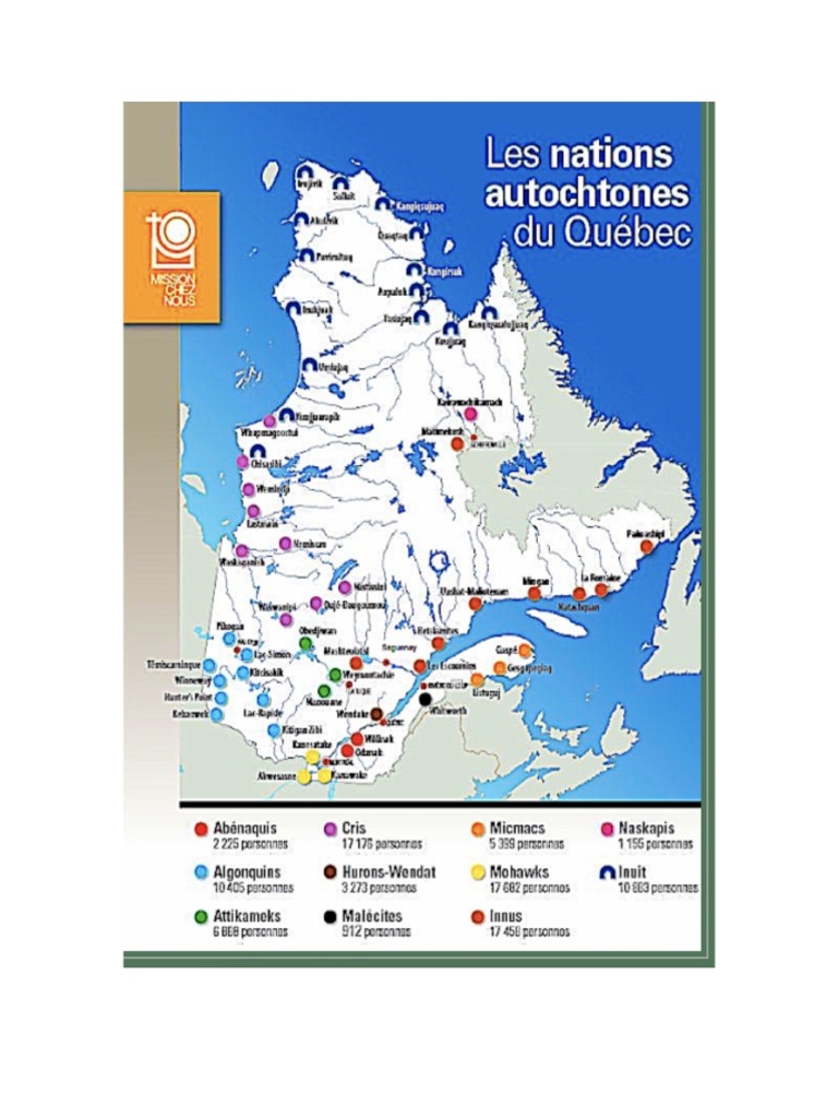 Carte Des Nations Autochtones | PDF