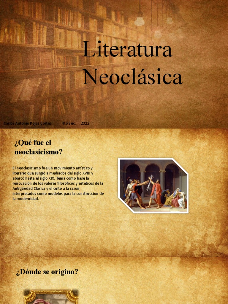 Literatura Neoclasica | PDF | Historia