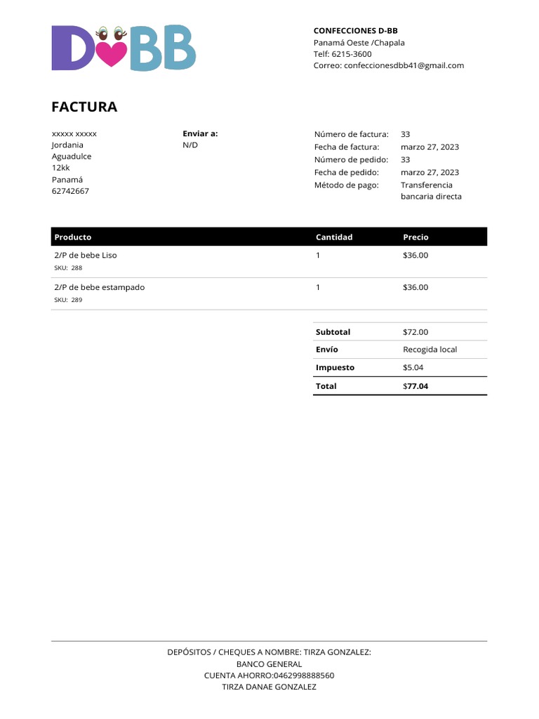 Factura-33 JFBJ | PDF