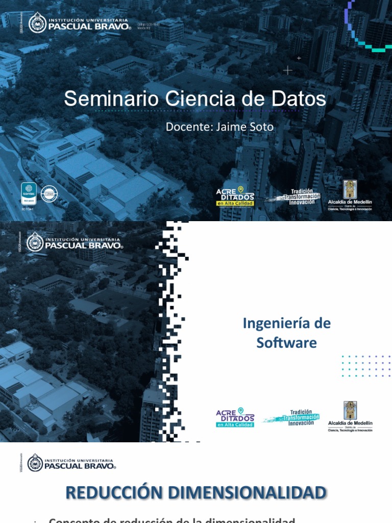 Reducción de la dimensionalidad: una solución a la maldición de la ...