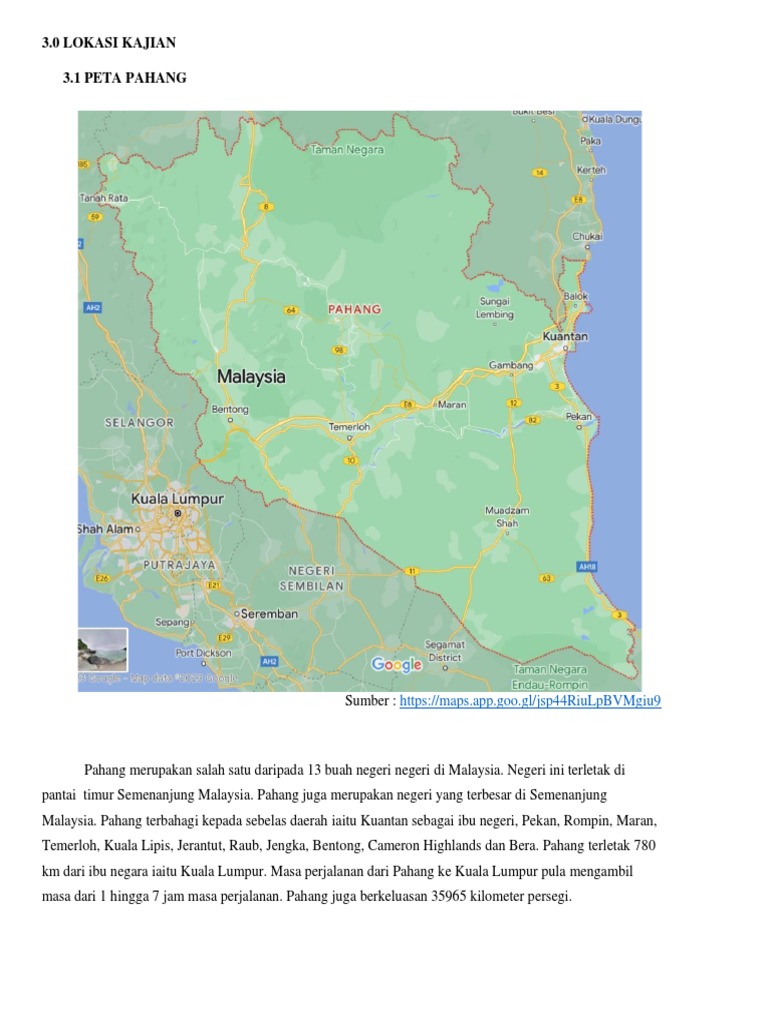 Maps of Pahang | PDF