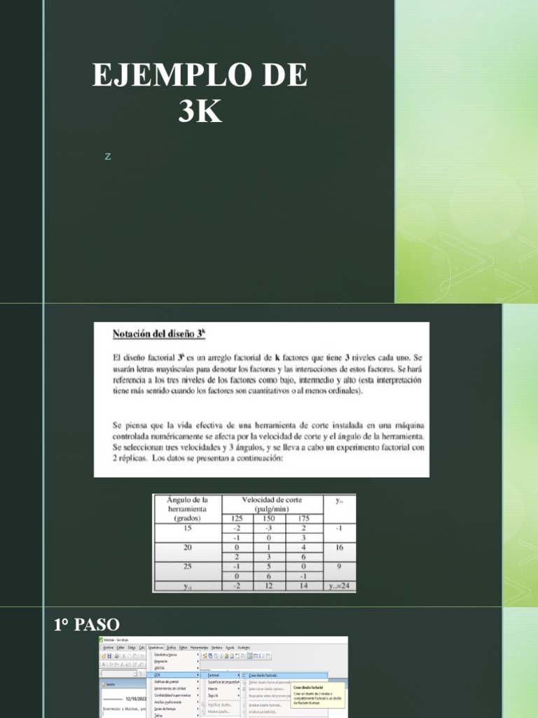 Ejemplo de 3K | PDF