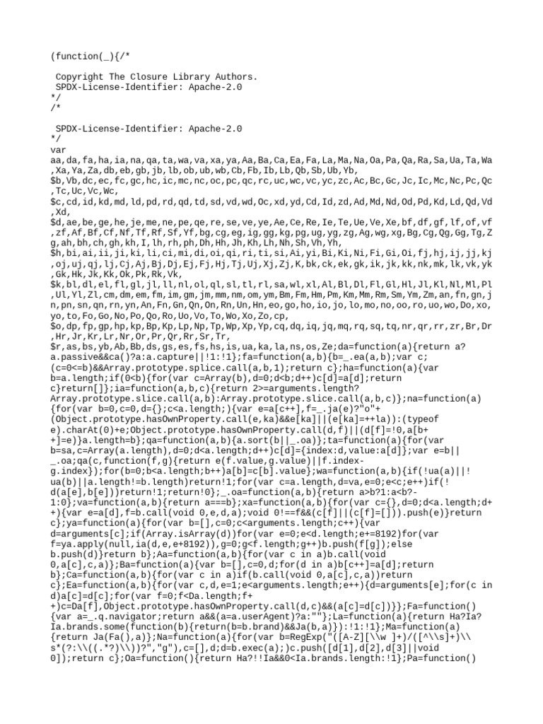 Closure Library JavaScript Code | PDF | Computer Programming | Software