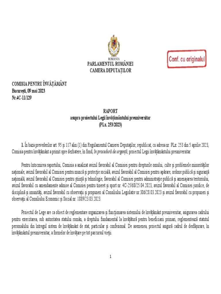 Raport Cdep Superior | PDF