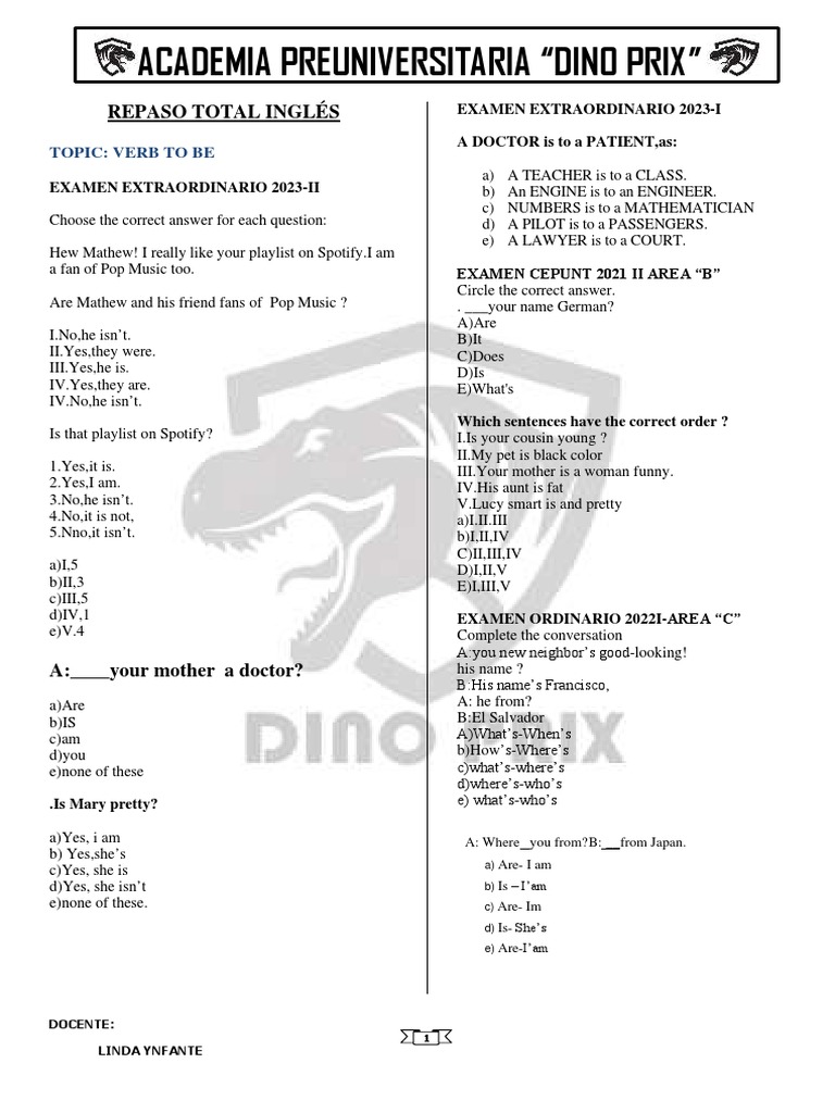 Repaso Total Inglés Pdf Linguistics Linguistic Typology
