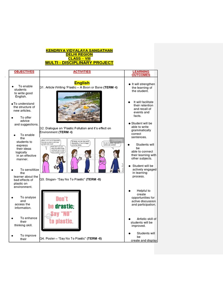 MDP-PLASTIC-Class VIII | PDF